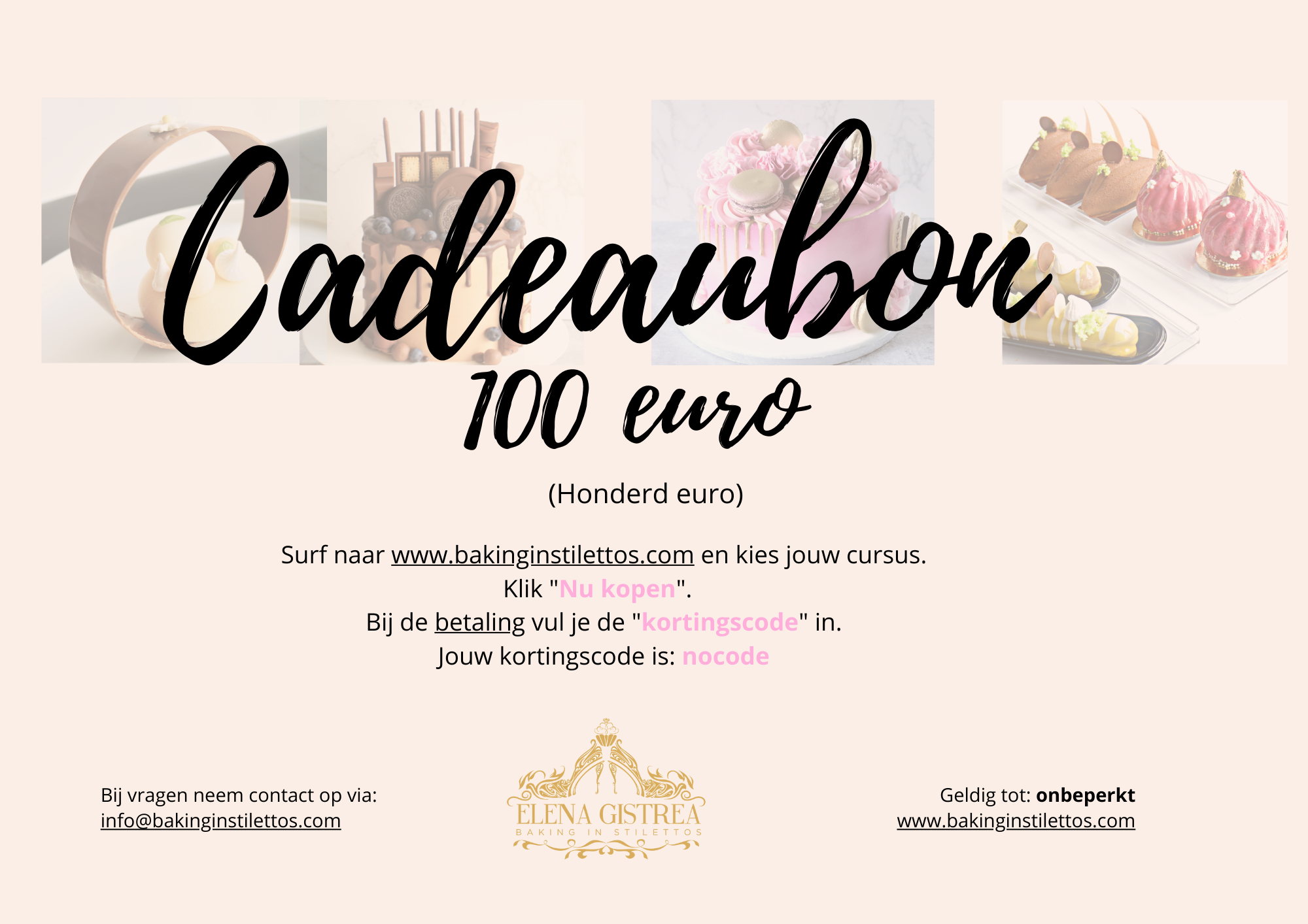 Cadeaubon 1 - 100 euro
